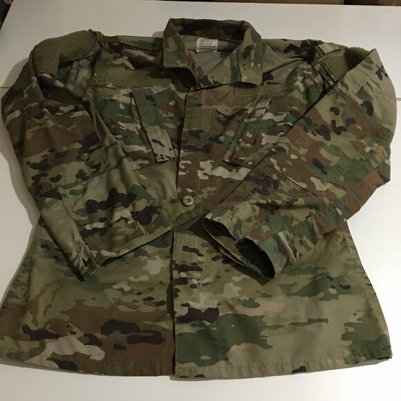 Jackets & Coats | Coat Army Combat Uniform Multicam Ocp Small Long ...